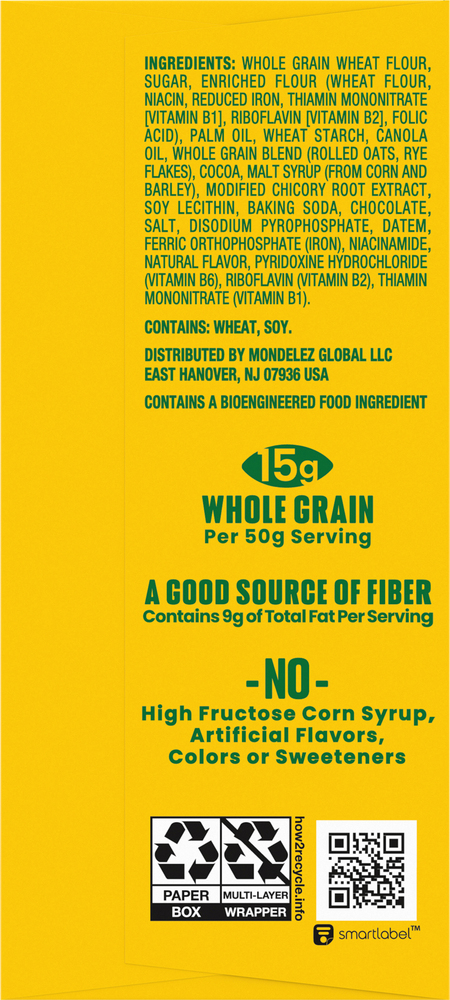 belVita Breakfast Biscuits, Dark Chocolate Creme, Sandwich-Planogram-Left