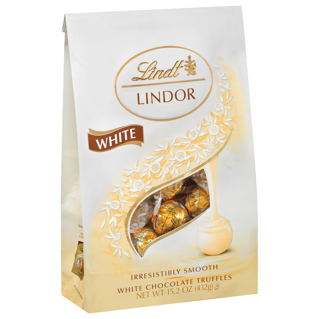 Lindt Lindor Truffles, White Chocolate-Hero