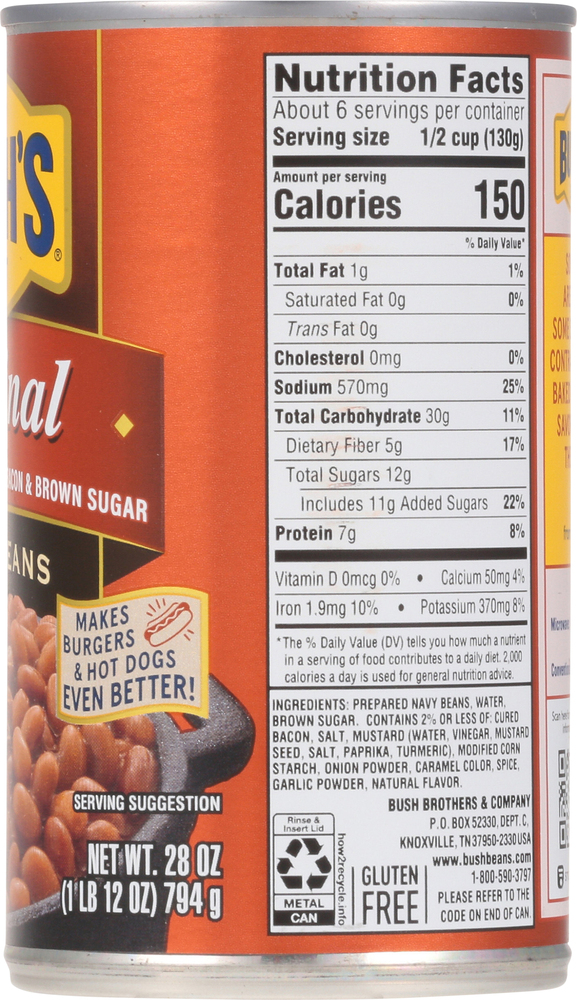Bush's Best Baked Beans, Original-Planogram-Right