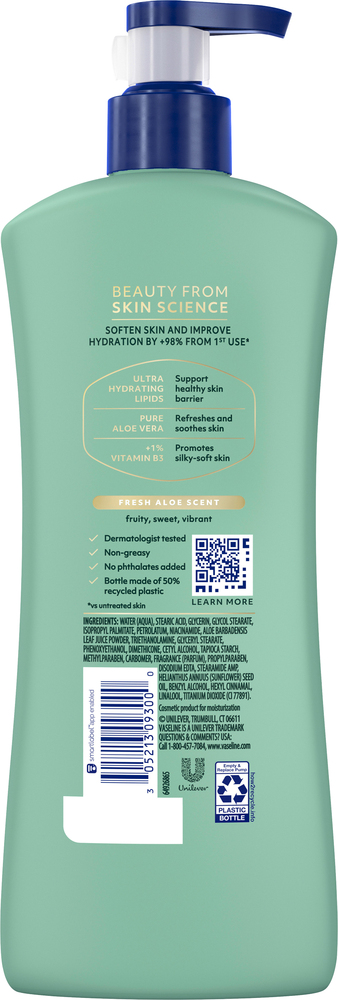 vaseline lotion description