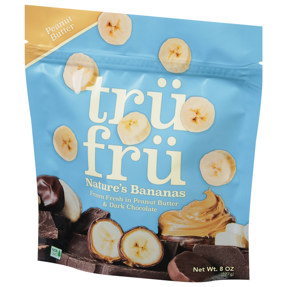 Tru Fru Natures Bananas Peanut Butter Front Right Elevated