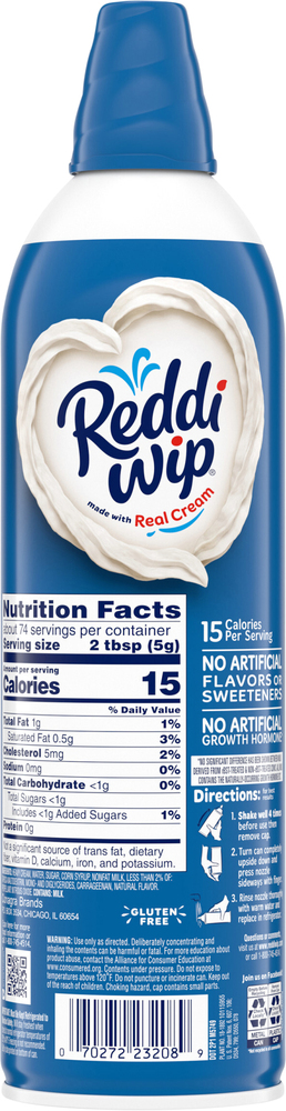 Reddi Whip Label