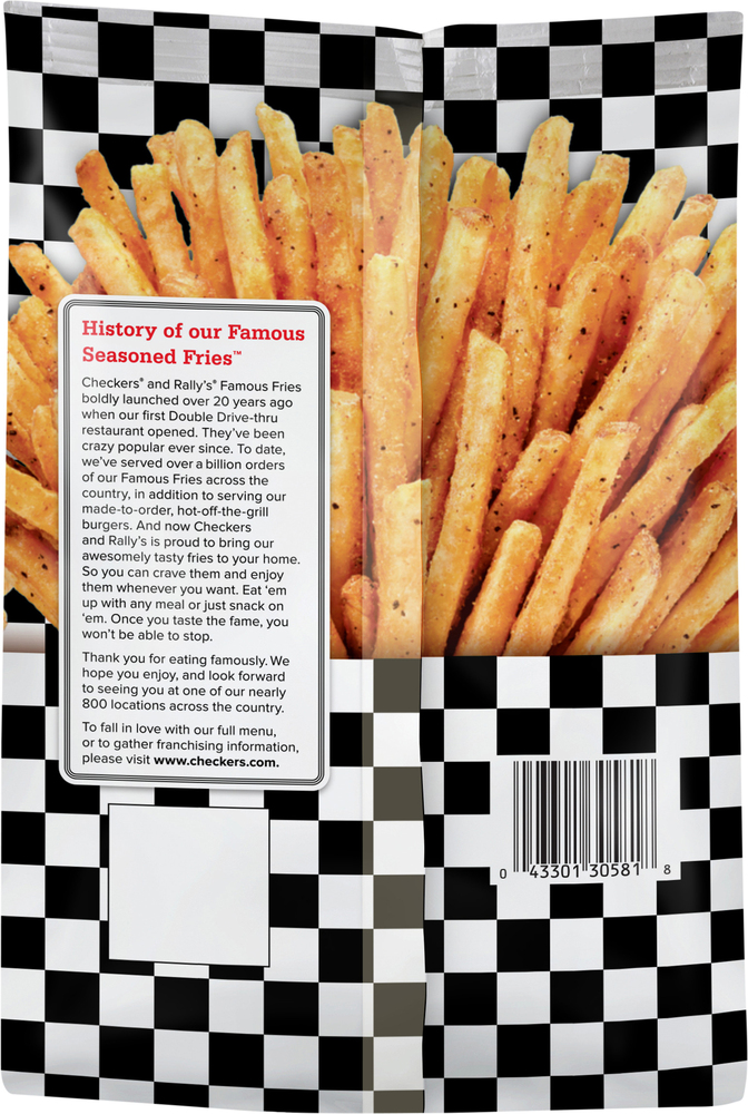 Checkers/Rally's Famous Seasoned Fries-Planogram-Back