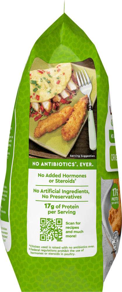 Just Bare® Lightly Breaded Chicken Breast Strips-Planogram-Left