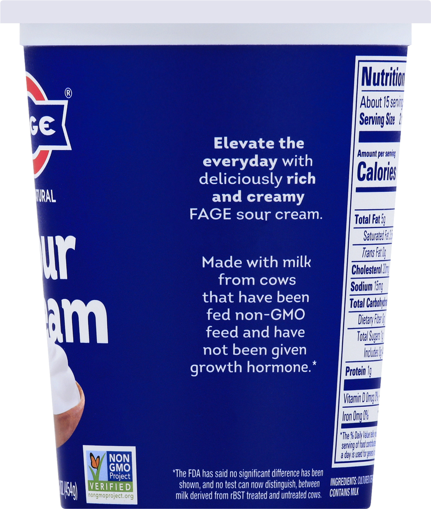Fage All Natural Sour Cream-Planogram-Right