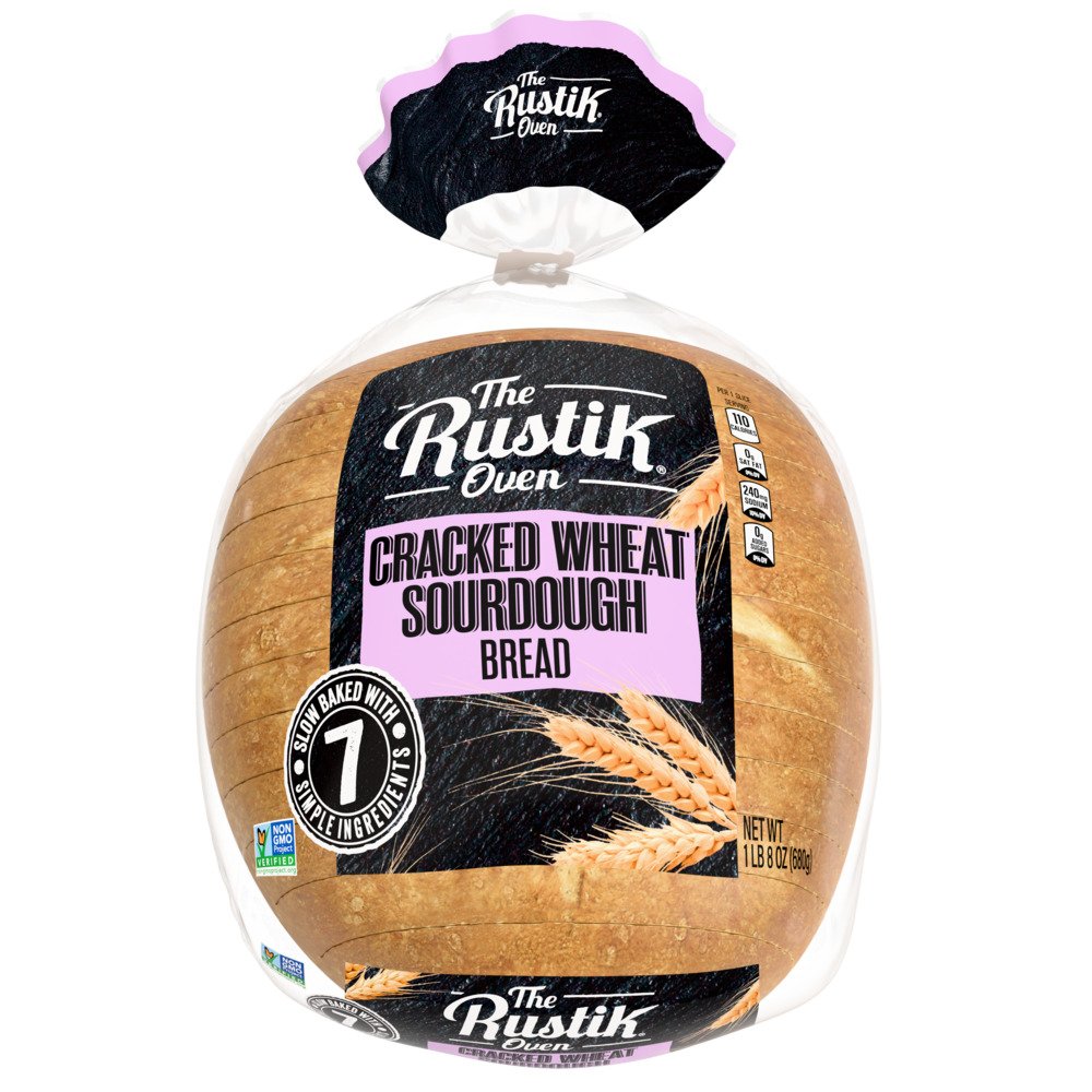 The Rustik Oven Bread, Cracked Wheat Sourdough-Front-Right-Elevated