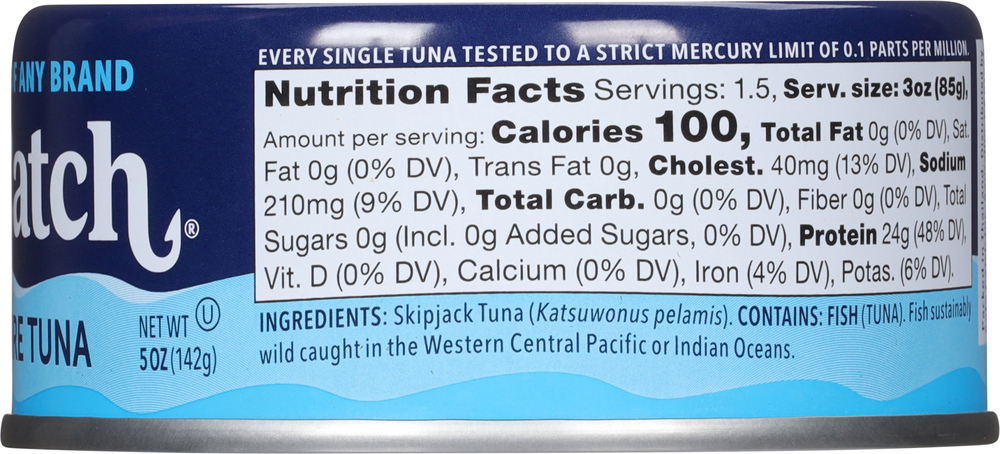 tuna fish label