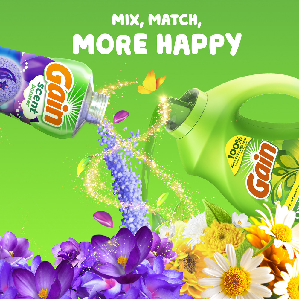 Gain + Aroma Boost Liquid Laundry Detergent, Original Scent, 32 Loads ...
