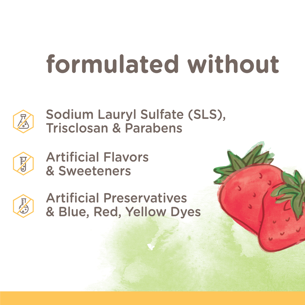 strawberry splash toothpaste