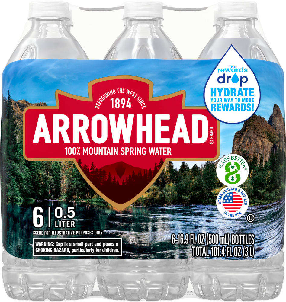 Arrowhead 100% Mountain Spring Water-Planogram-Back