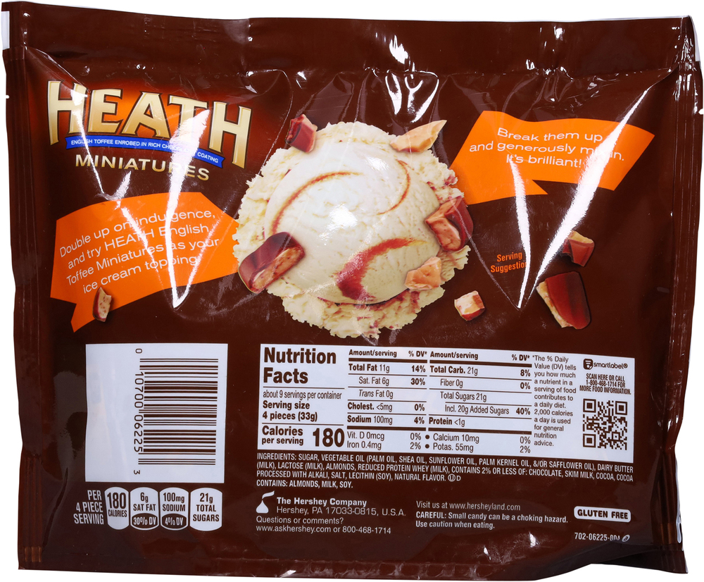 heath mini candy bars