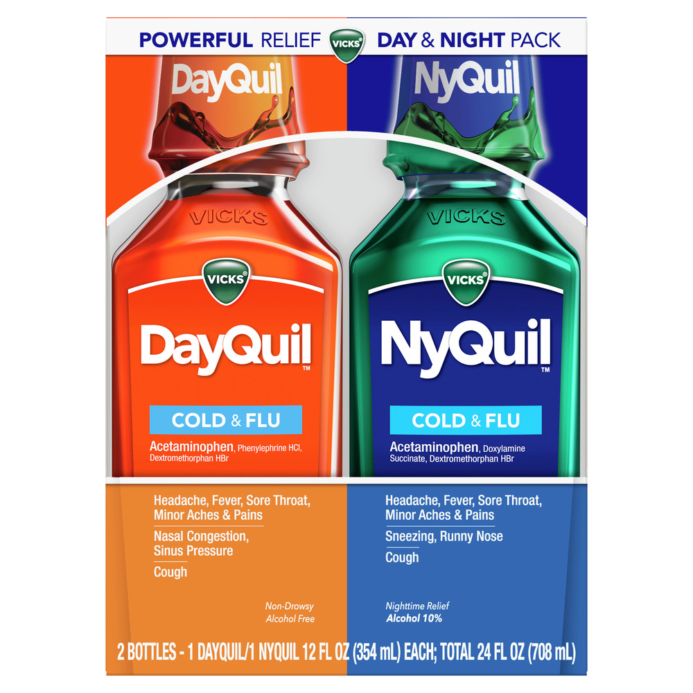 vicks nyquil and advil