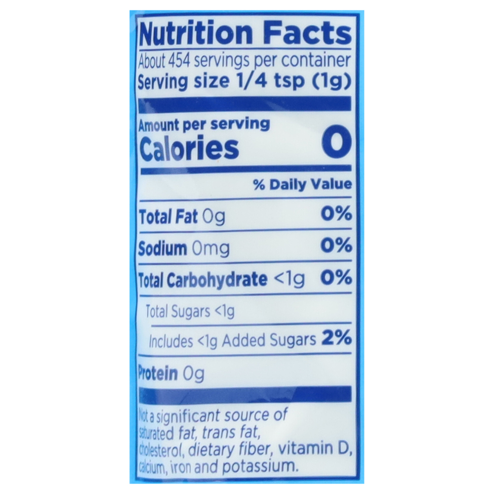 equal packet ingredients