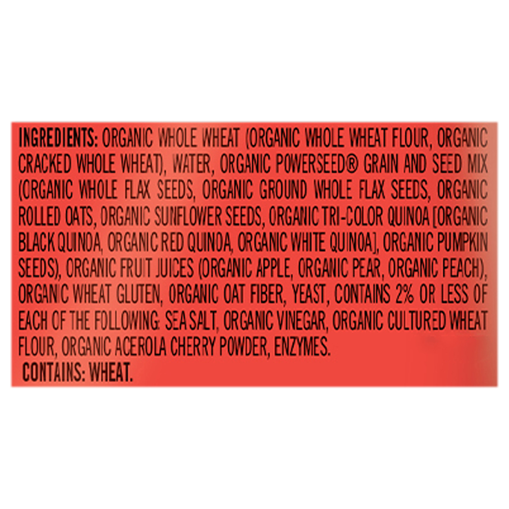 Dave's Killer Bread Powerseed Bread, Organic, Thin-Sliced-Ingredients