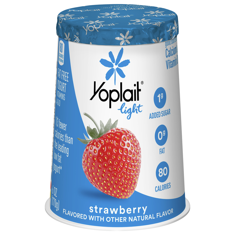Yoplait Light Yogurt, Fat Free, Strawberry-Main