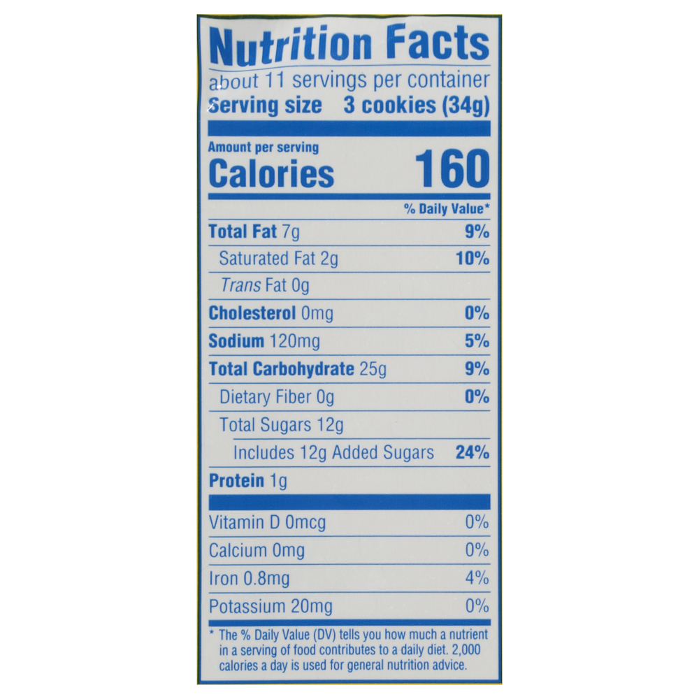 Oreo Sandwich Cookies, Golden-Nutrition-Facts
