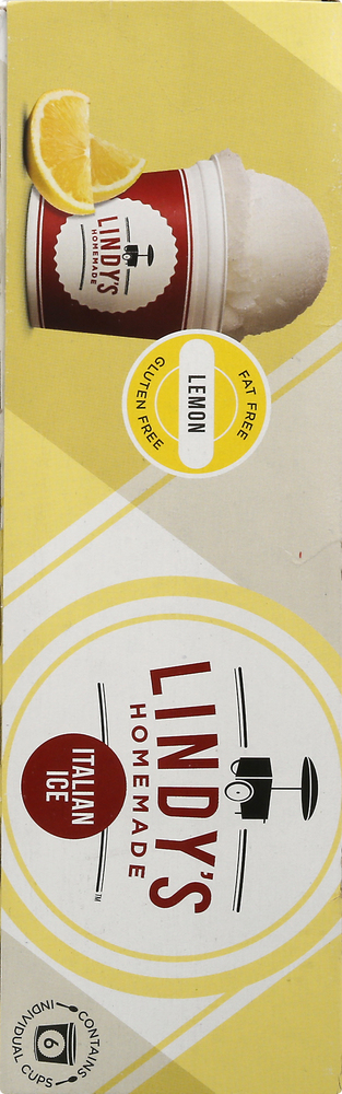 Lindys Italian Ice, Homemade, Lemon-Planogram-Right