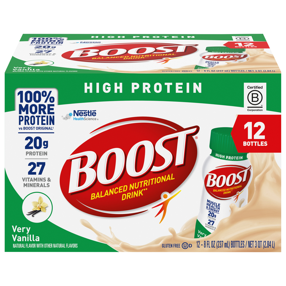 Boost Balanced Nutritional Drink, High Protein, Very Vanilla-Main