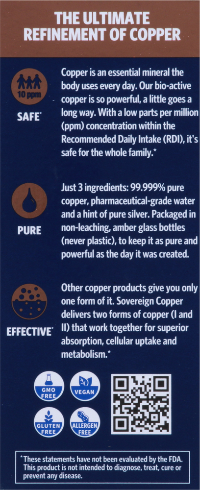 copper uses in human body