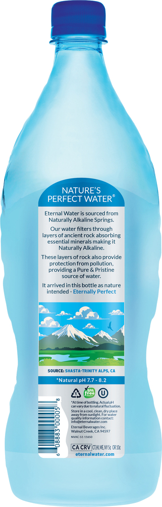 Eternal Spring Water, Alkaline-Planogram-Back