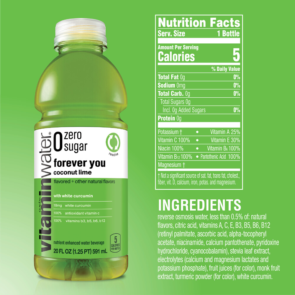 Ingredient Label Vitamin Water