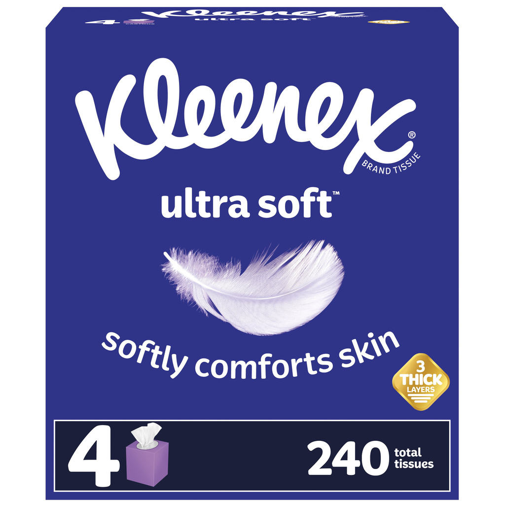 Kleenex Ultra Soft Tissues, 3-Ply-Hero