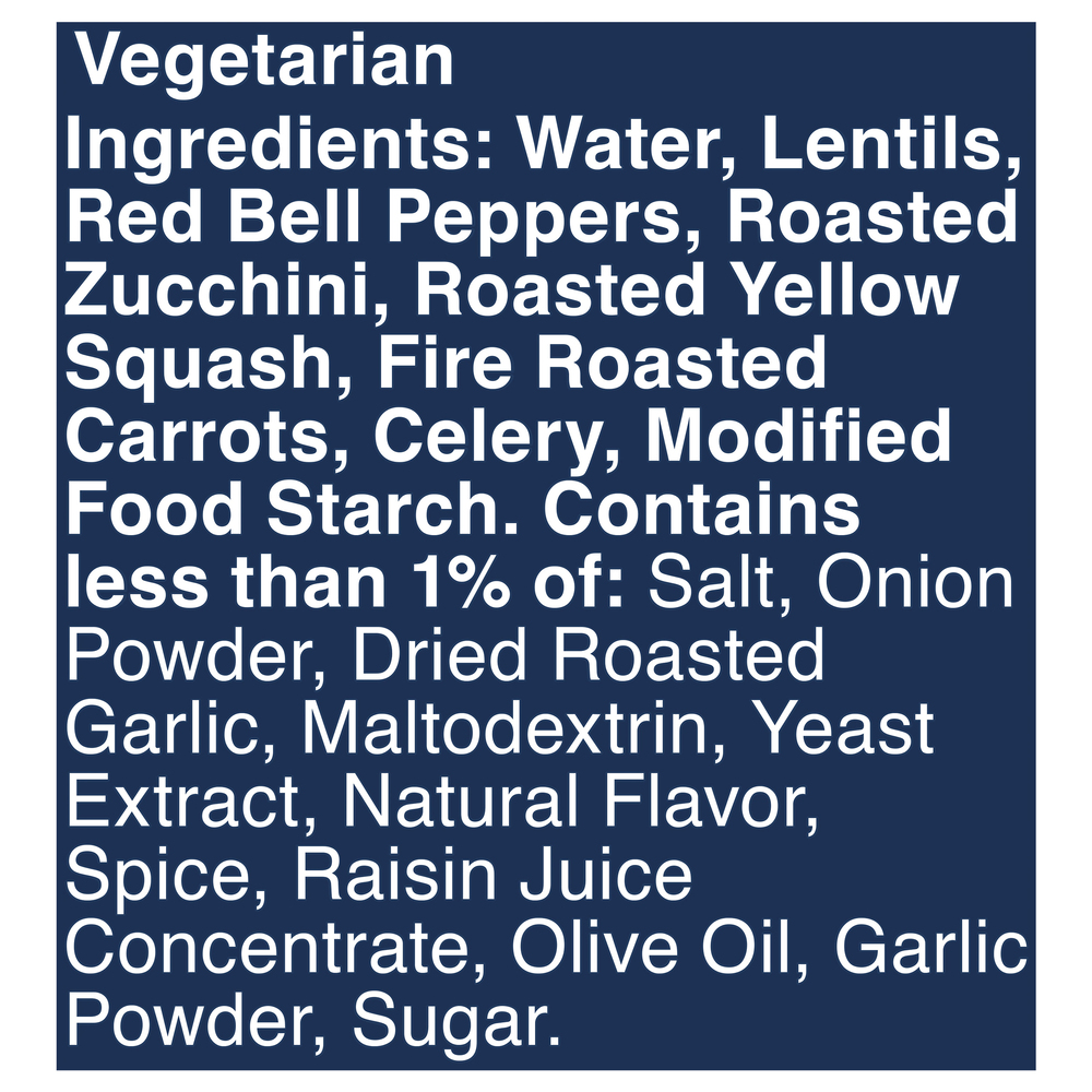 Progresso Soup, Lentil with Roasted Vegetables, Vegetable Classics ...