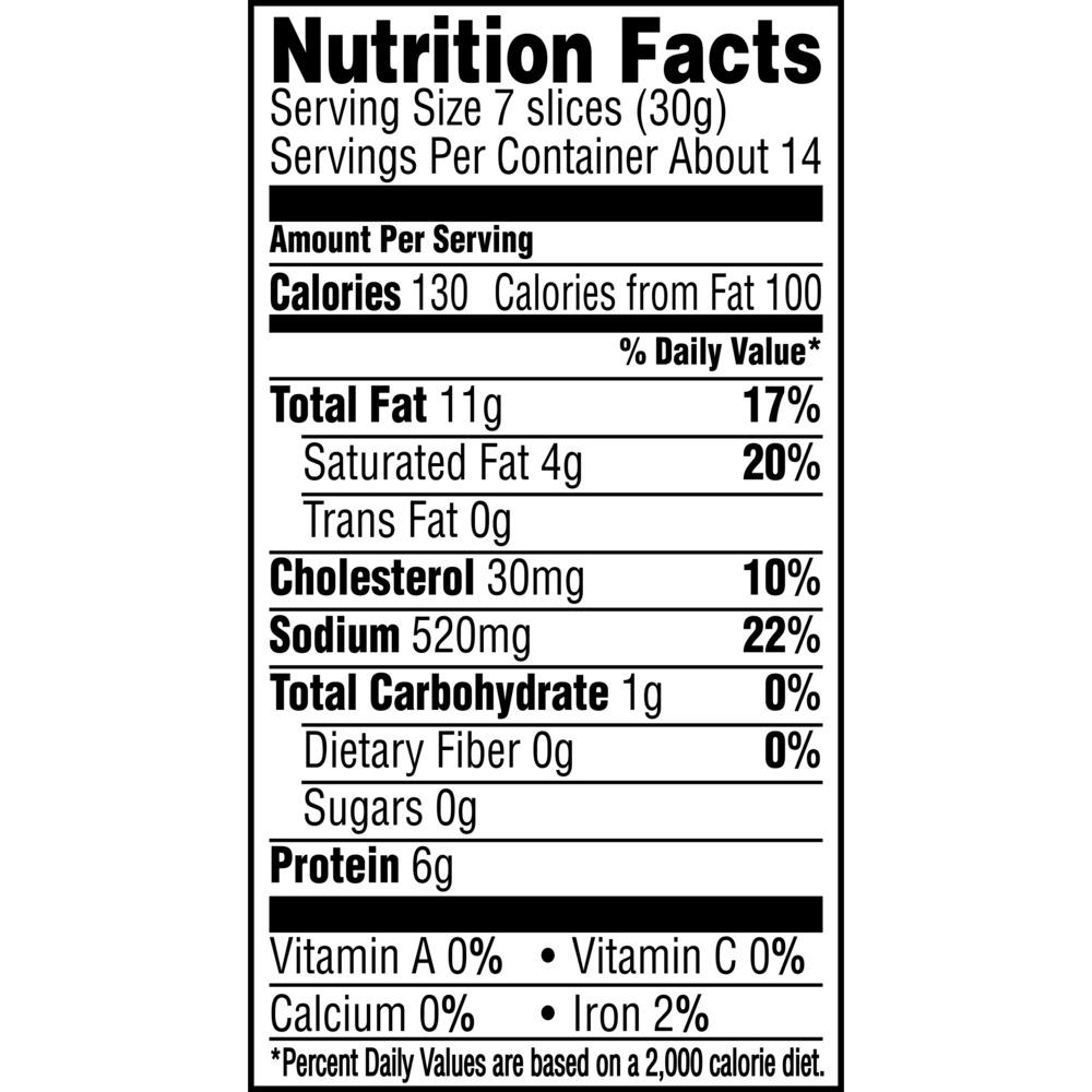 Gallo Sliced Pepperoni Deli Lunch Meat, 15.2 oz-Nutrition-Facts