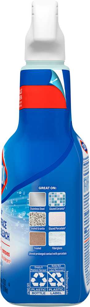 Clorox Clean-Up Cleaner + Bleach, Rain Clean, Multi-Surface-Planogram-Right