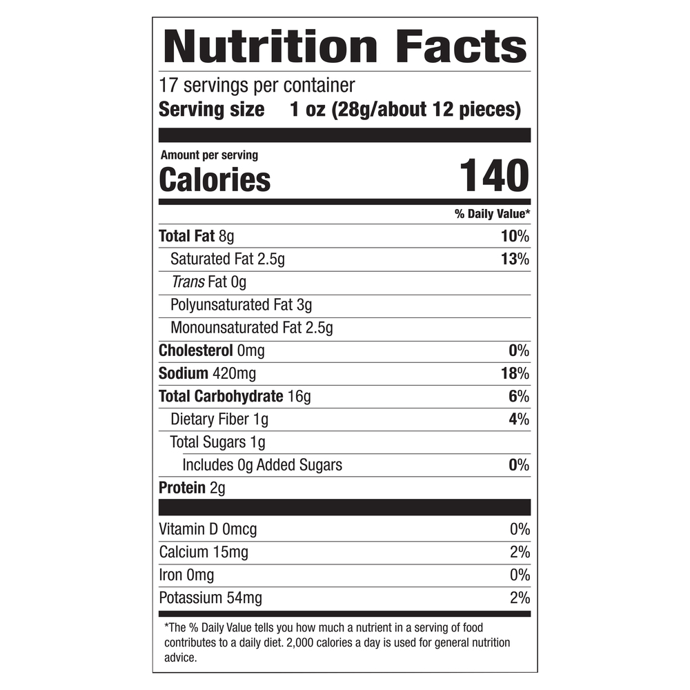 Takis Tortilla Chips, Fuego, Extreme, Fiesta Size-Nutrition-Facts