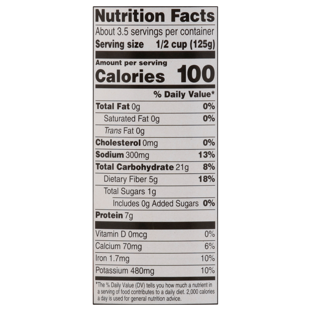 Raley's Pinto Beans-Nutrition-Facts