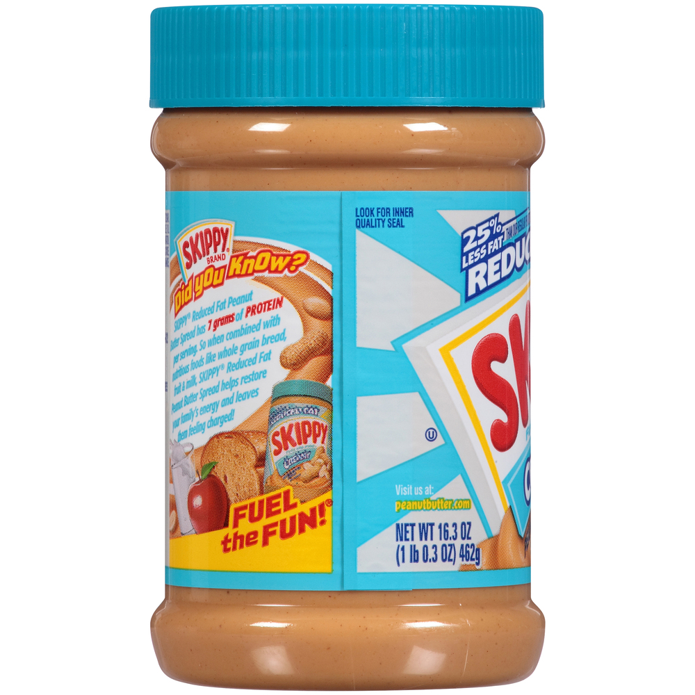 Skippy Reduced Fat Creamy Peanut Butter Spread-Planogram-Left