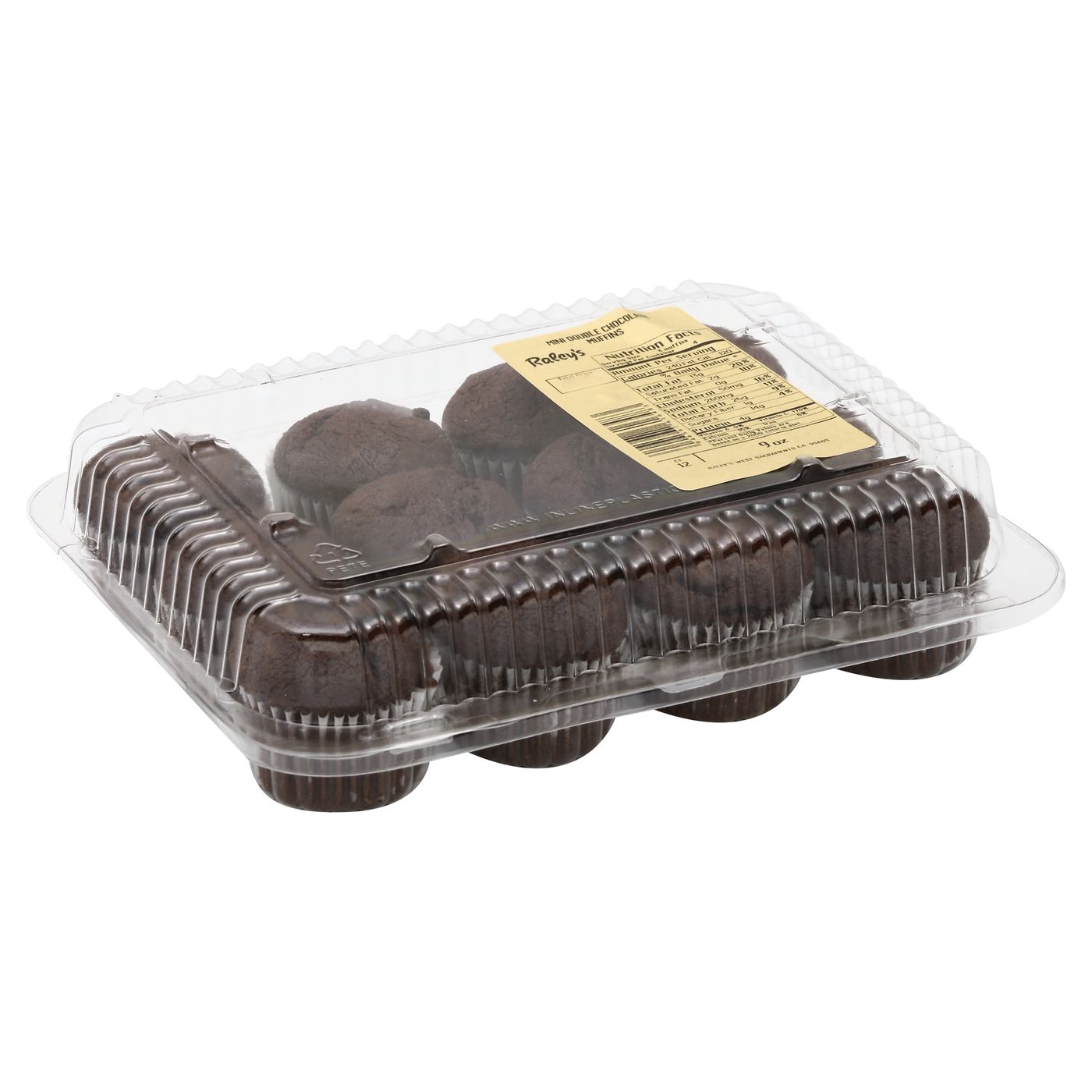 Raley's Muffins, Mini, Double Chocolate-Main