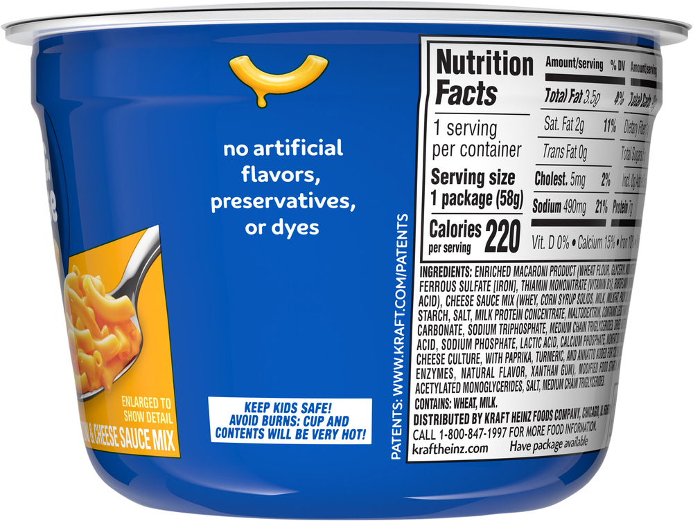 Kraft Macaroni & Cheese Dinner, Original Flavor-Planogram-Right