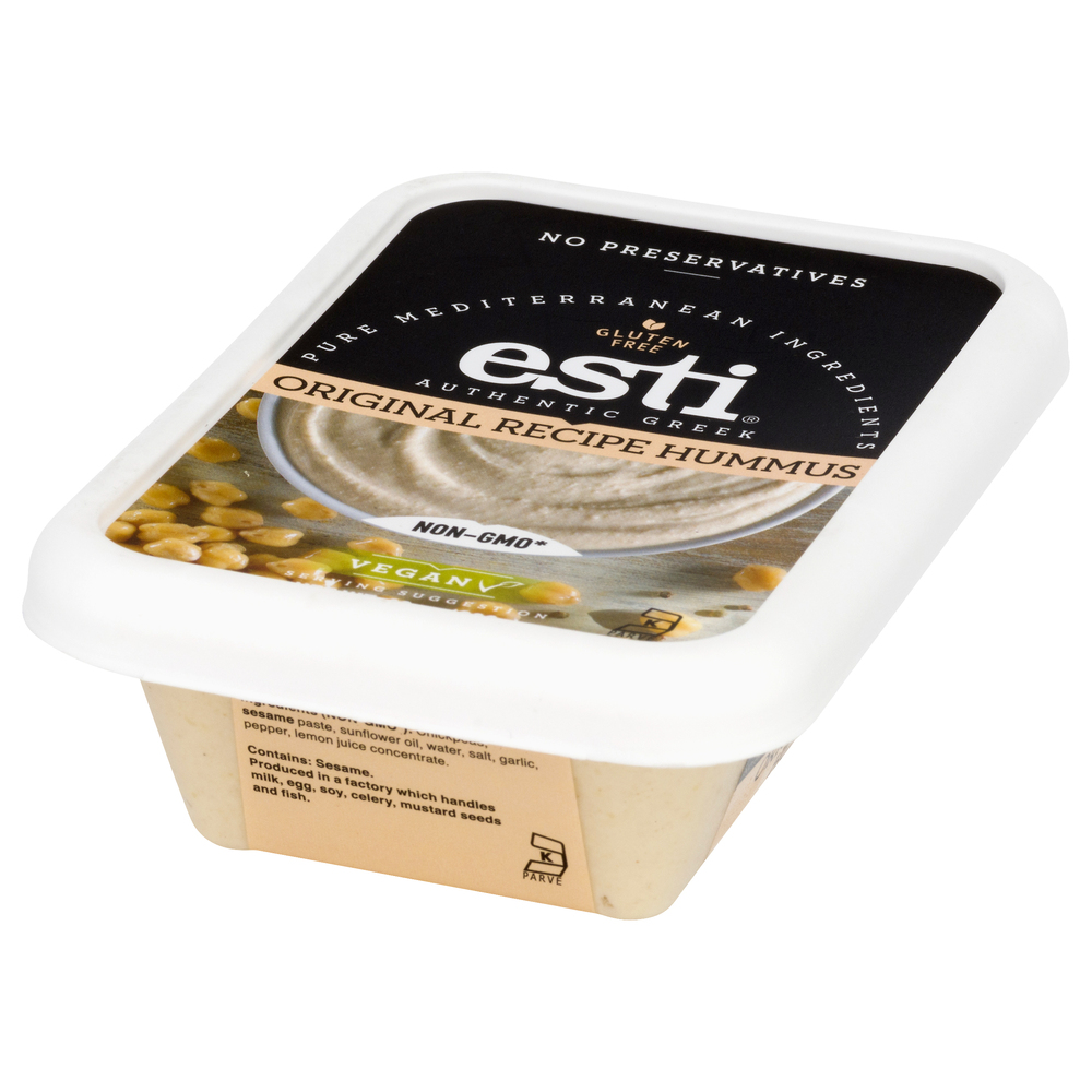 Esti Hummus, Original Recipe, Authentic Greek-Front-Right-Elevated