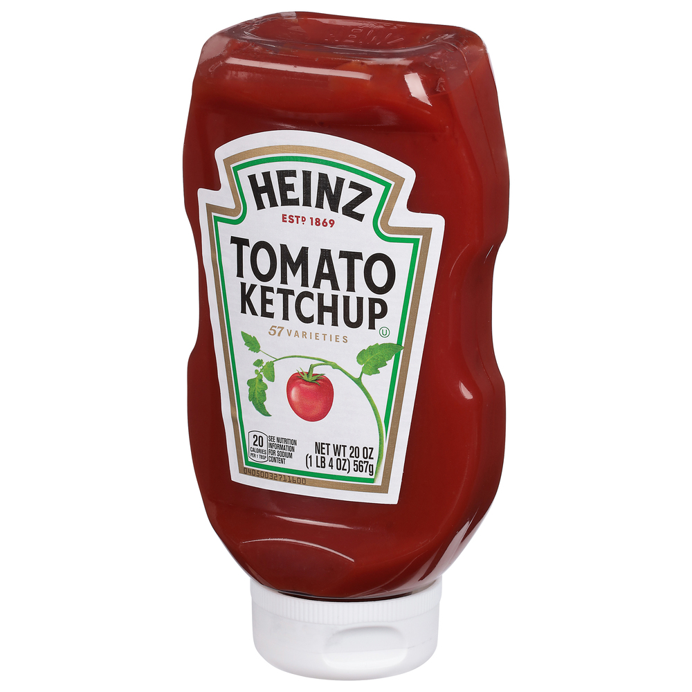 Heinz Tomato Ketchup Front Right Elevated