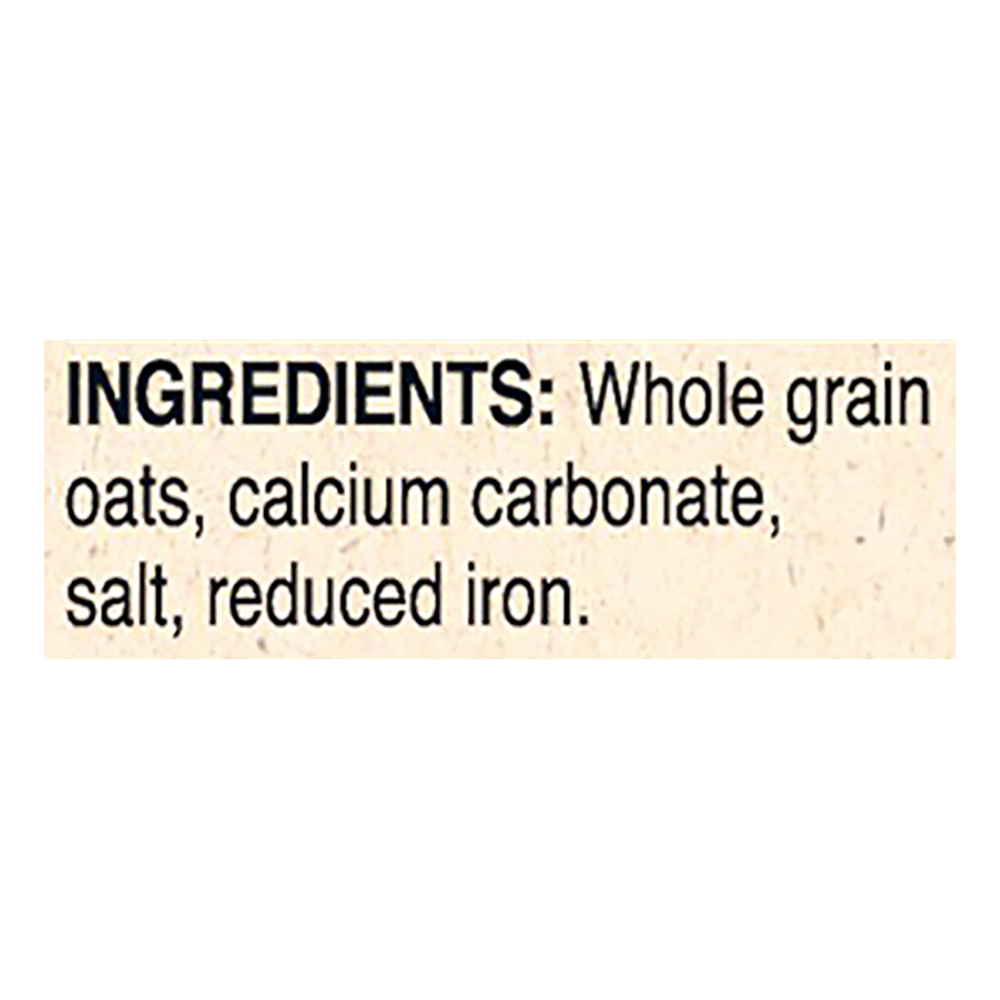 Quaker Instant Oatmeal, Original-Ingredients