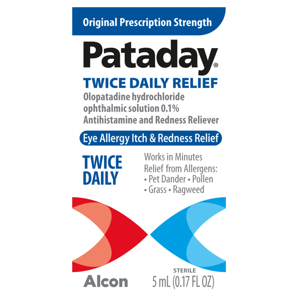Pataday Original Prescription Strength Twice Daily Relief Eye Allergy ...