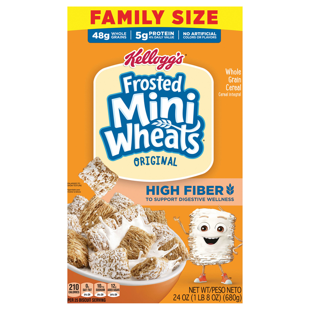Frosted Mini Wheats Cereal Whole Grain Original Family Size Main