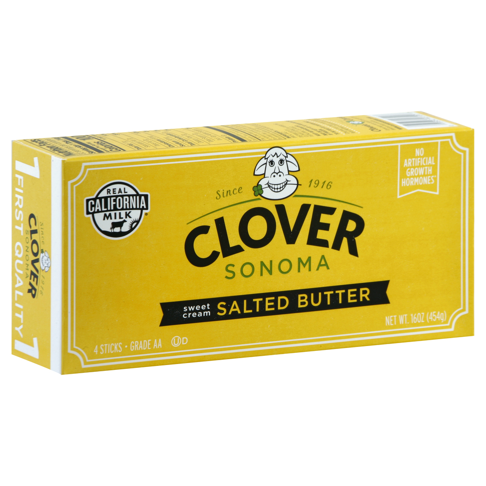 Clover Butter, Salted, Sweet Cream-Main