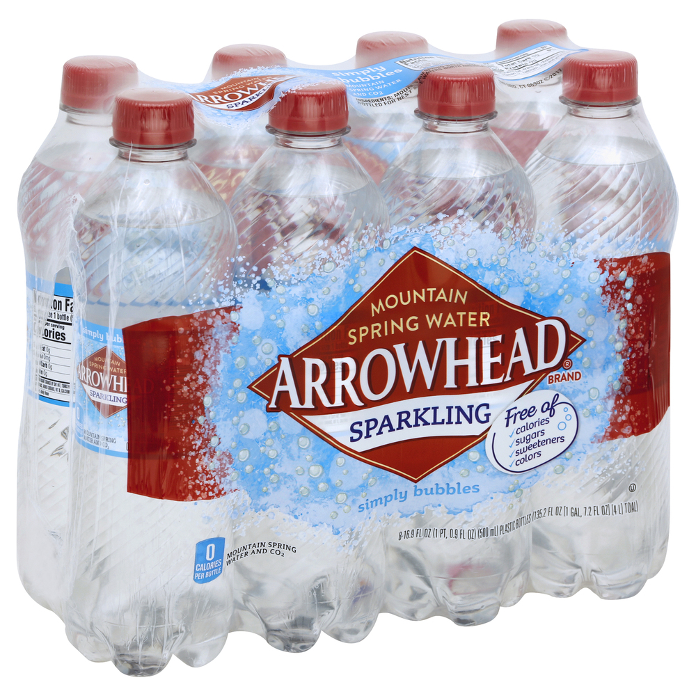 Arrowhead Spring Water, Mountain, Simply Bubbles, Sparkling-Main