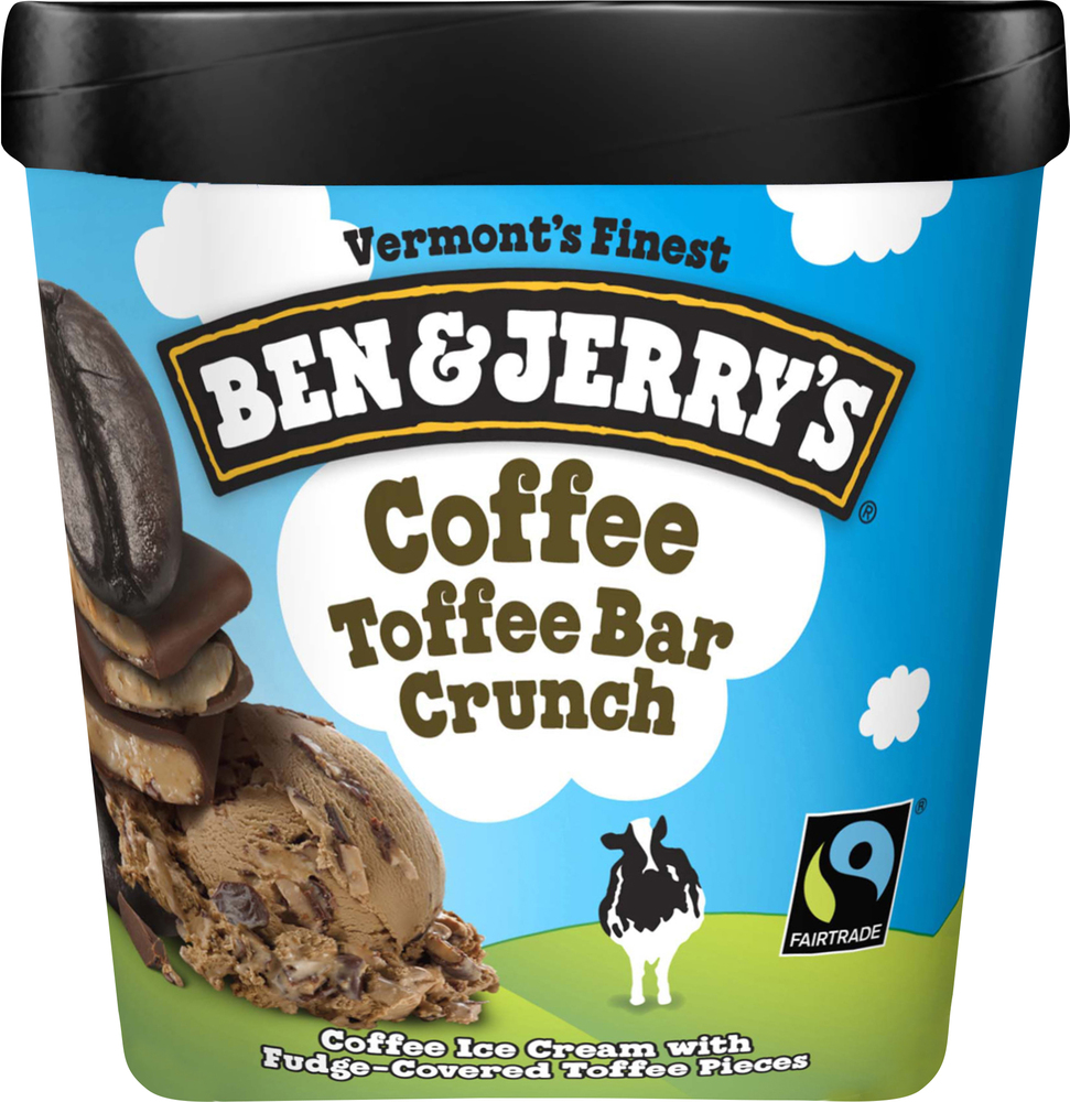 Ben Jerry s Ice Cream Coffee Toffee Bar Crunch