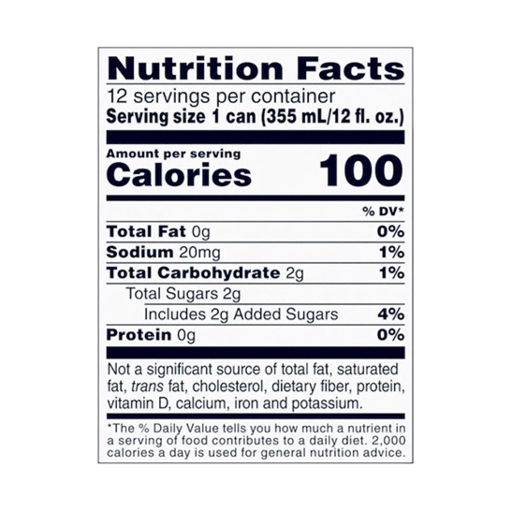 White Claw Hard Seltzer, Variety Pack-Nutrition-Facts