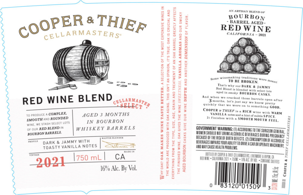 COOPER THIEF Red Wine Blend California
