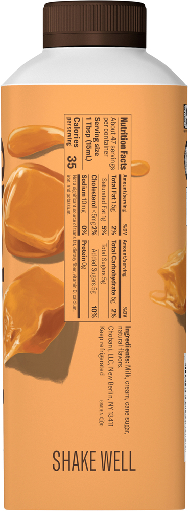 Chobani Coffee Creamer, Caramel Macchiato-Planogram-Right