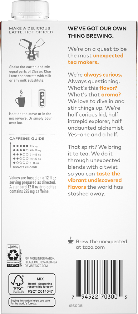 tazo tea concentrate