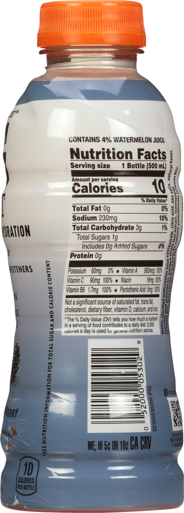 Gatorade Fit Electrolyte Beverage, Blackberry Raspberry-Planogram-Right