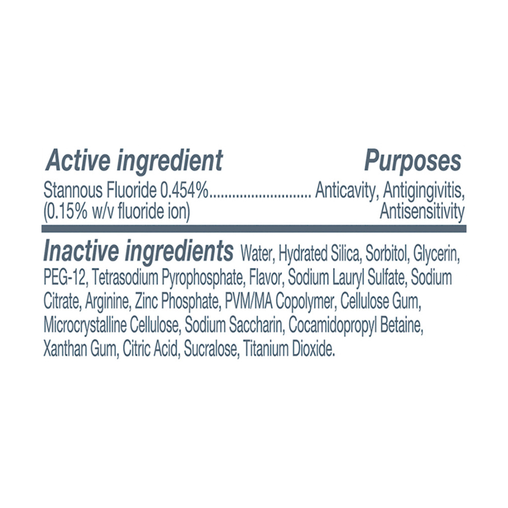 colgate total toothpaste ingredients