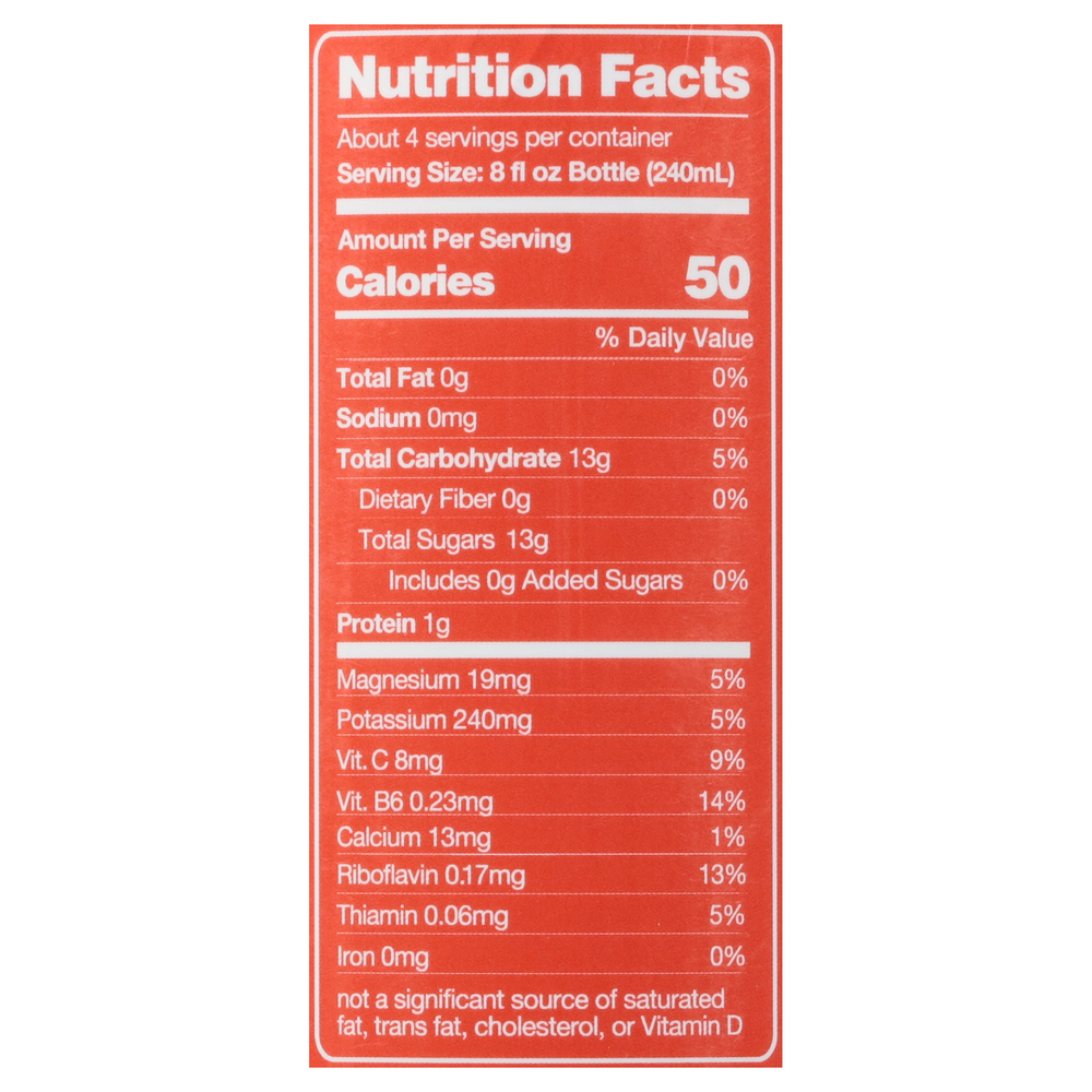 Wtrmln Wtr We Grow WTR Hydration Original Watermelon Blend-Nutrition-Facts