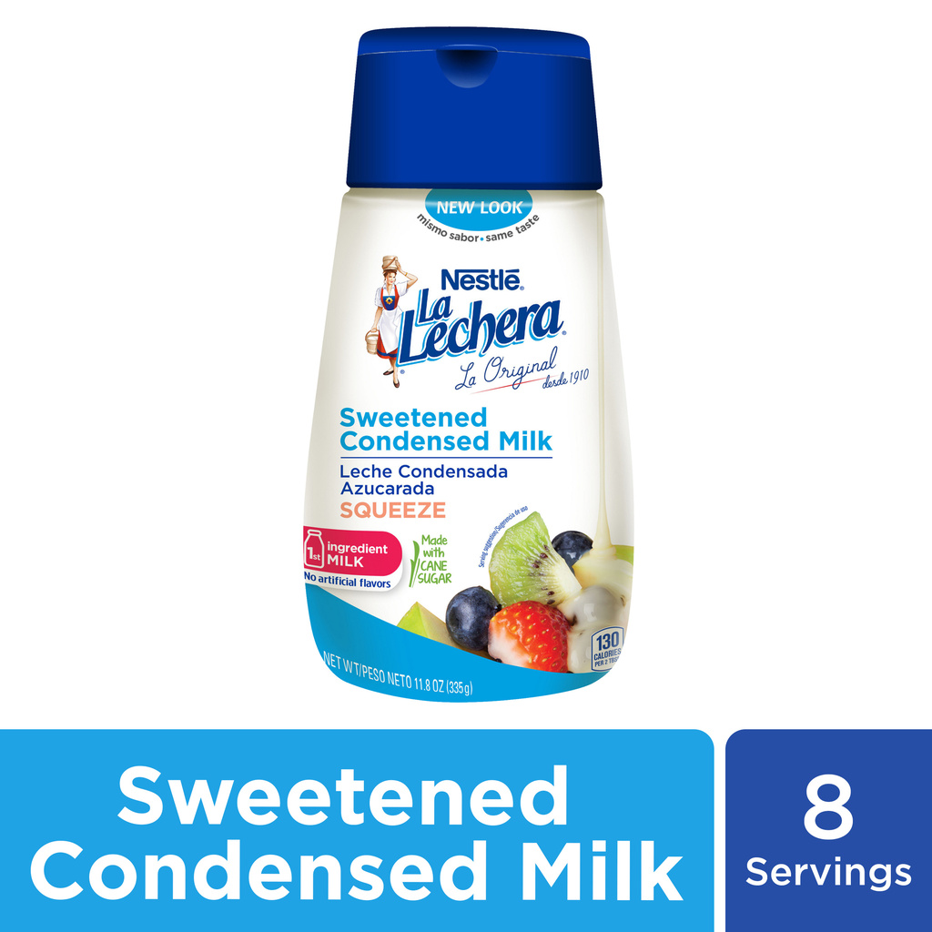 La Lechera Condensed Milk, Sweetened, Squeeze-Hero